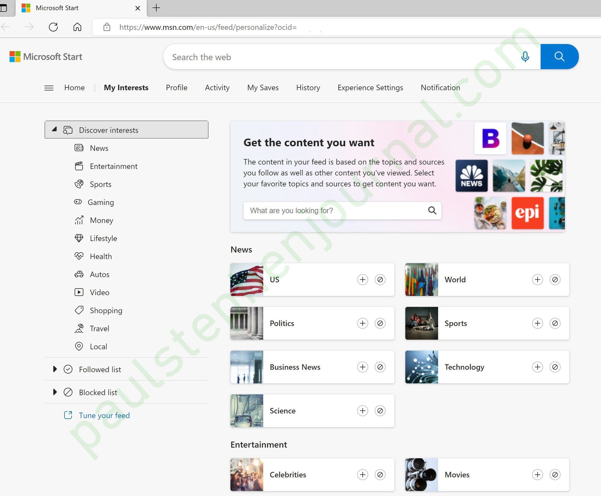 “Interests” Windows 11 – Can They Be Turned Off? – Computer Looking Up